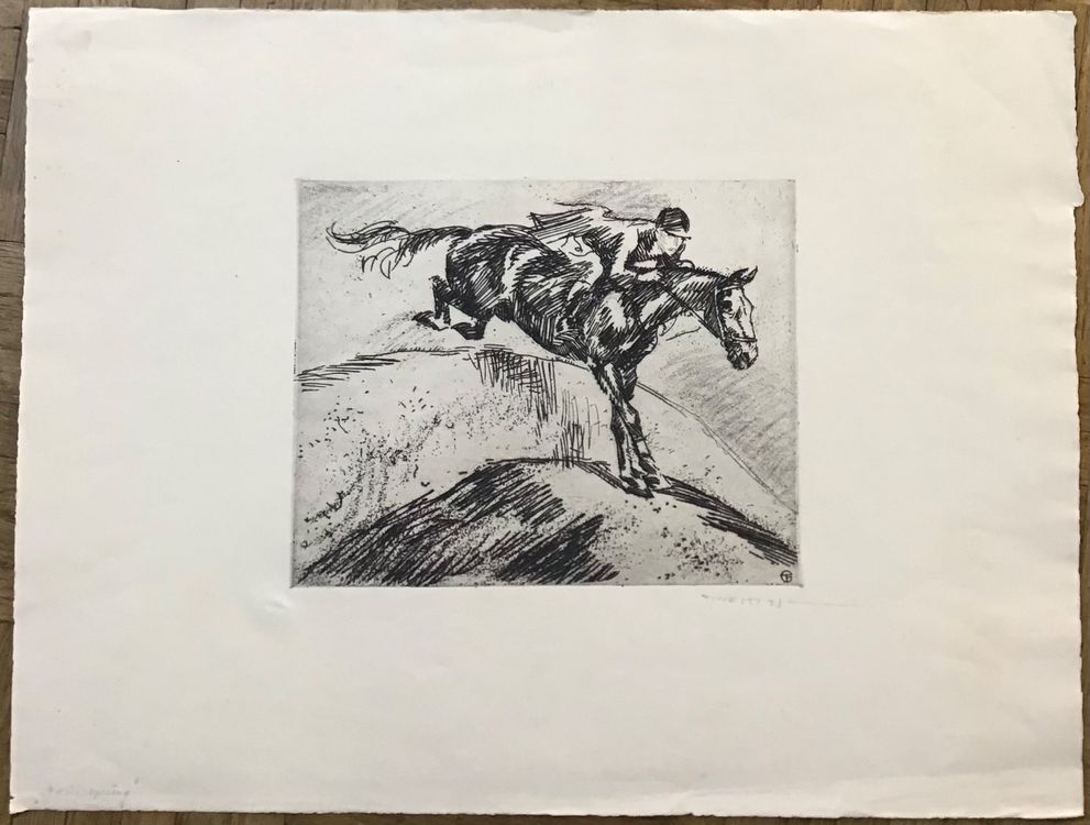 Sehr Interessante Radierung Unleserlich Signiert (Gebraucht) in Root für CHF 5 – mit Lieferung ...