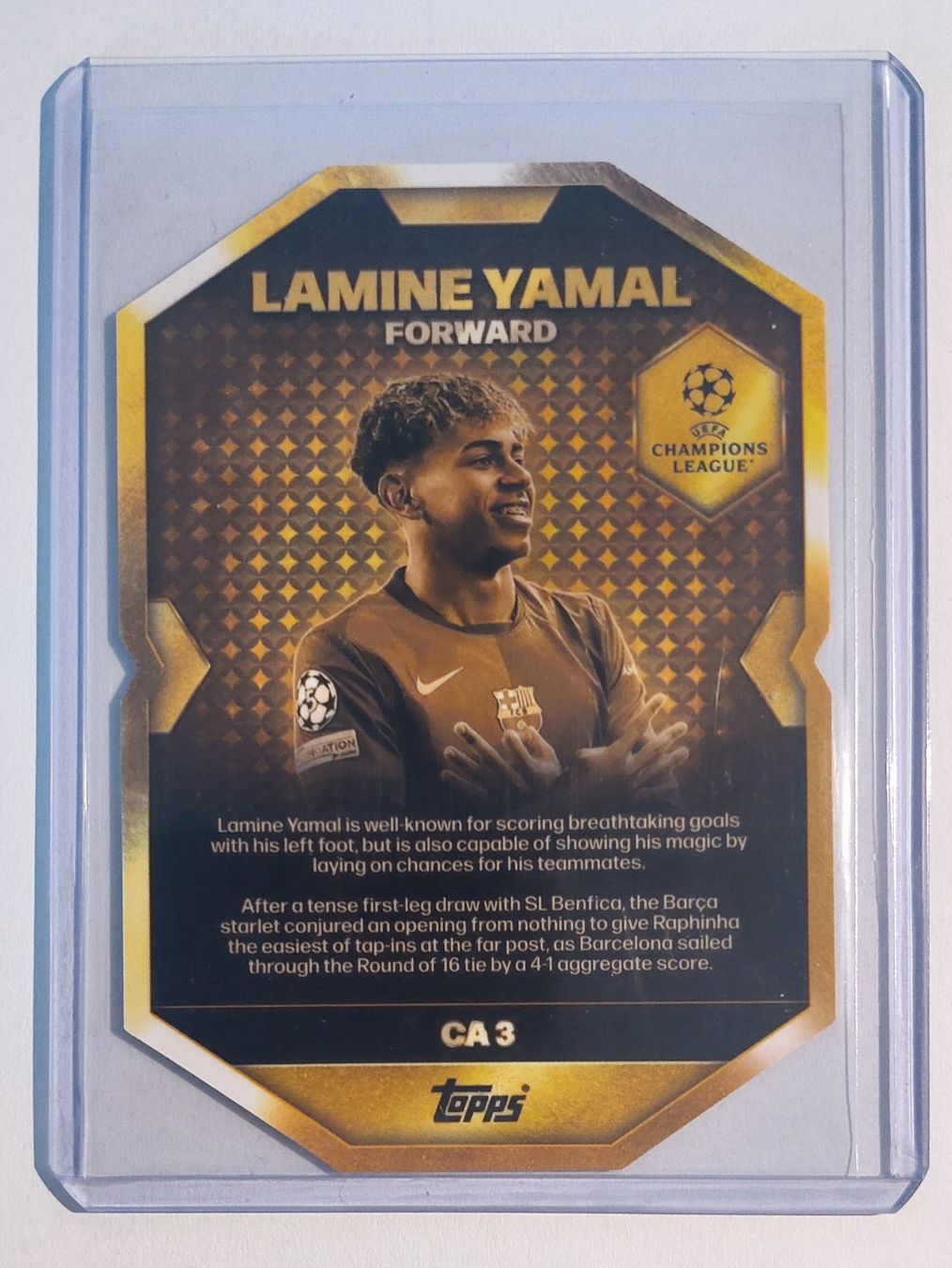 Topps Chrome Award Shield 2025 Match Attax Lamine Yamal WOW! (Gebraucht ...