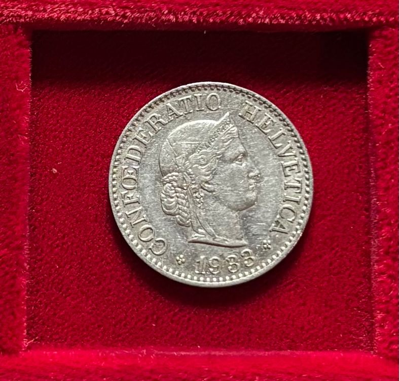 Schweiz 10 Rappen 1933 B ss - vzgl Libertaskopf (Gebraucht) in Speicher für CHF 1.5 – nur ...