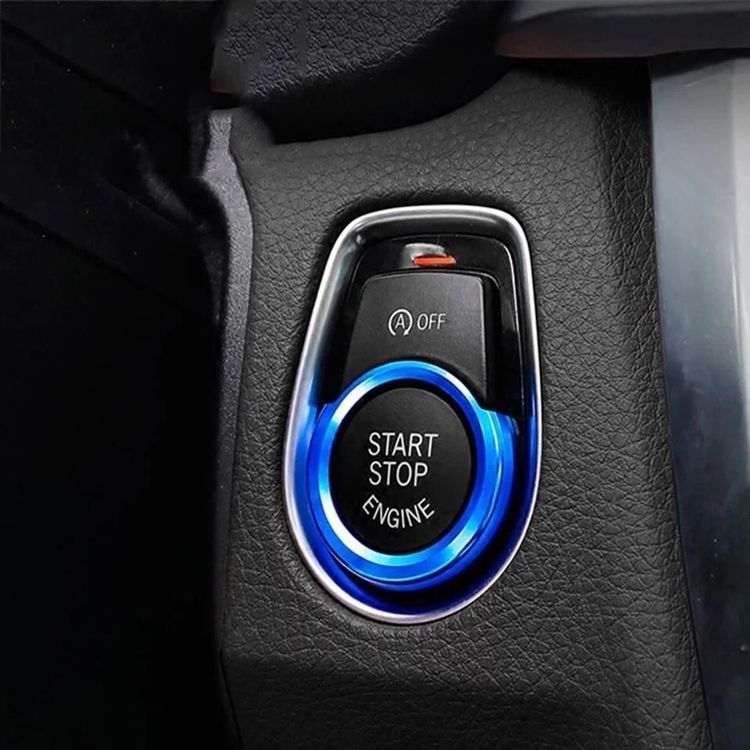 BMW Engine Start Stop Button BLUE Frame (Neu (gemäss Beschreibung)) in ...