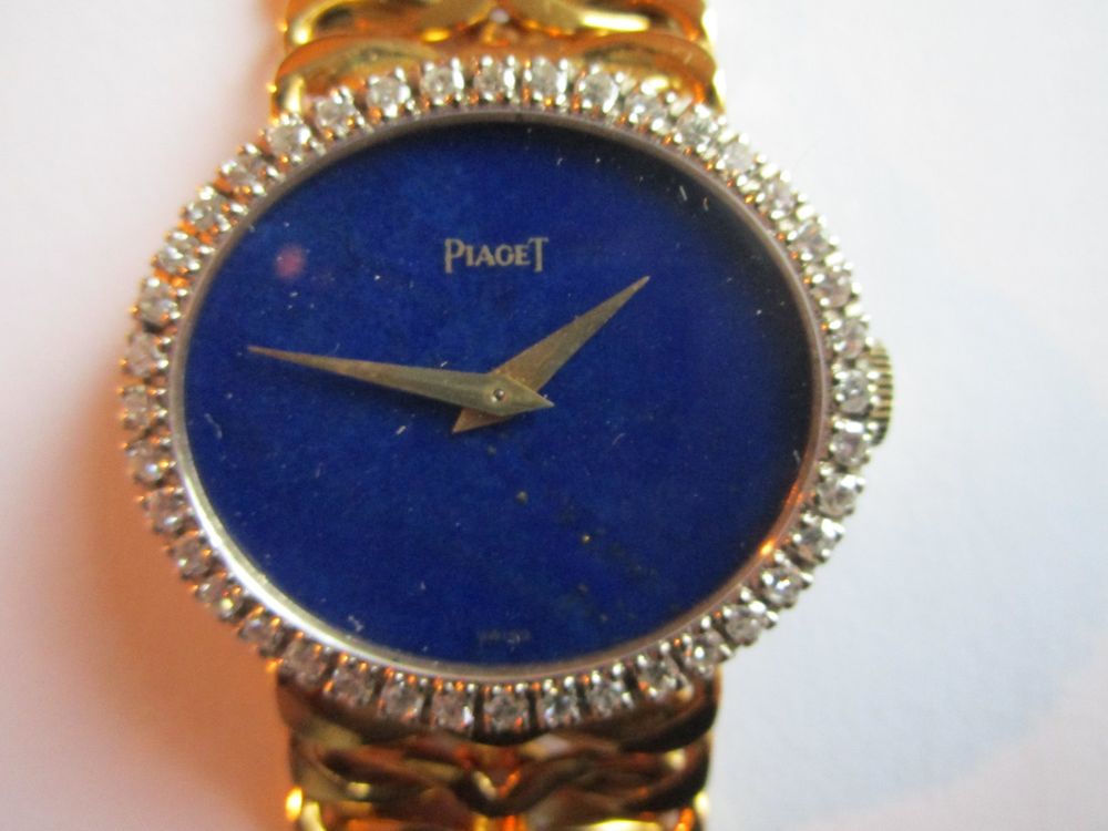 Piaget Damenarmbanduhr mit 40 Brillanten Gold 750 (Gebraucht) in ...
