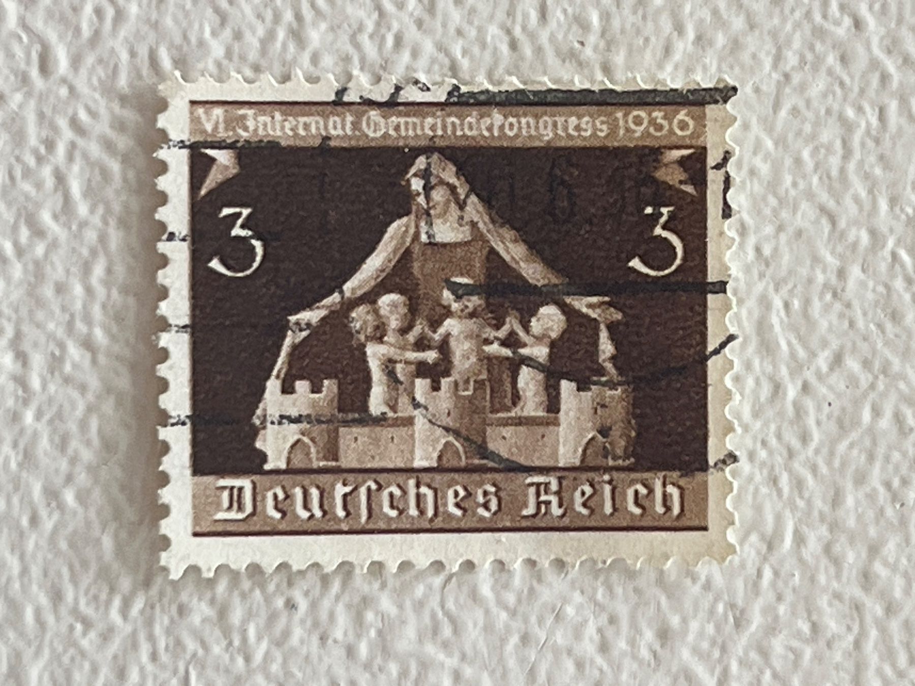DR - Deutsche Reich / 3° Reich / Briefmarke (Gebraucht) in Chiasso für ...