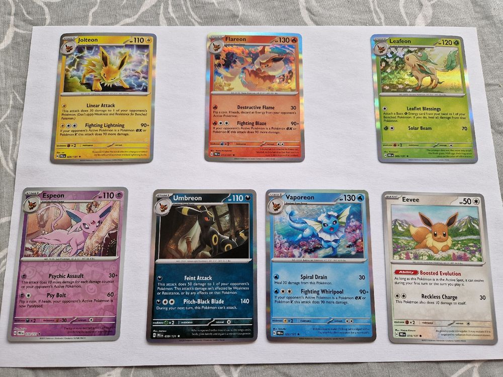 Eevee's Collection - Prismatic Evolutions - Ab 1.- ! (Neu (gemäss ...