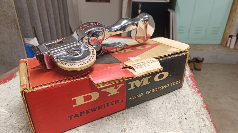 DYMO-MITE Prägegerät Vintage OVP | Kaufen auf Ricardo