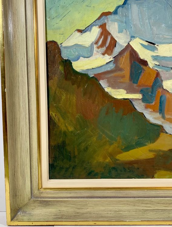 Albert Neuenschwander ( 1902-1984) Berglandschaft Gemälde (Gebraucht ...