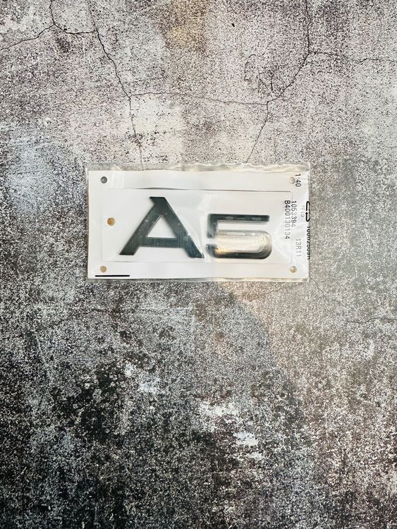 Audi A5 Emblem, Schriftzug, Logo NEU in Chrom (Neu und originalverpackt ...