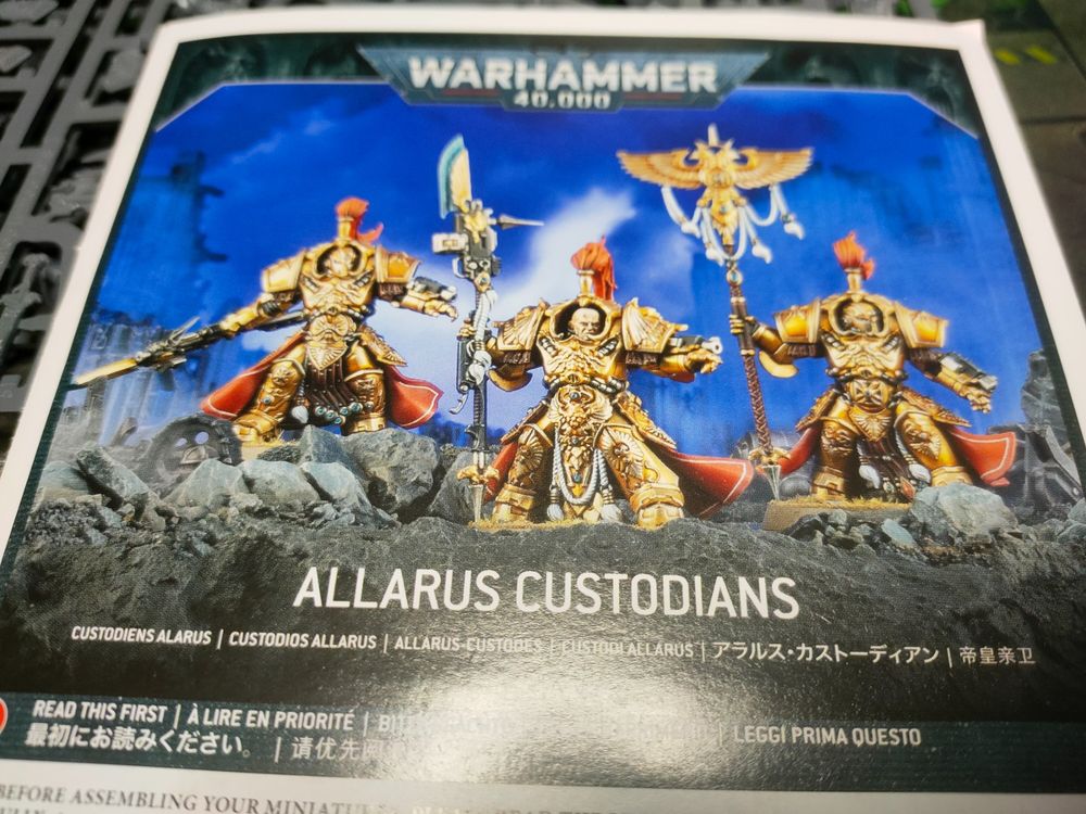Adeptus Custodes 6x Allarus Custodians Warhammer 40k (Neu (gemäss ...