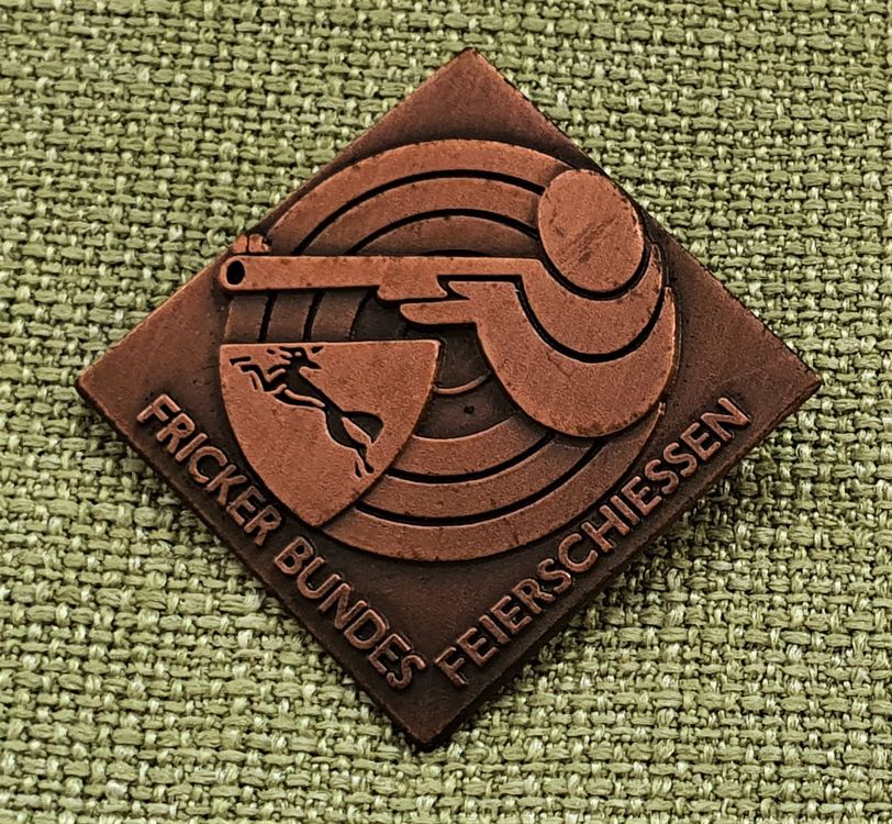P395 - Brosche Frick Bundesfeierschiessen Schützen (Gebraucht) in ...