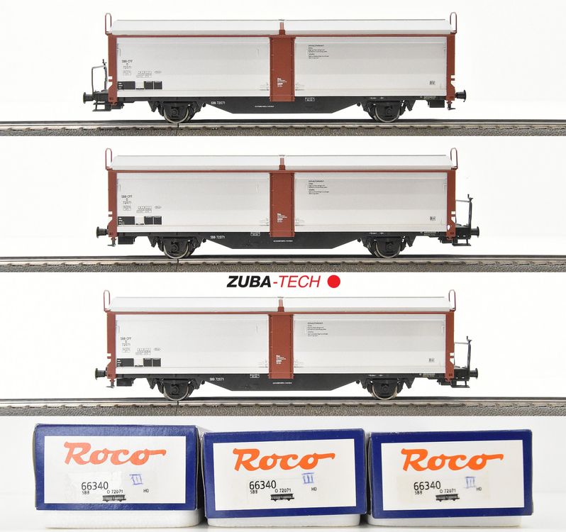 Roco 3x Schiebewandwagen der SBB H0, GS mit OVP (Gebraucht) in St. Gallen für CHF 59 – mit ...