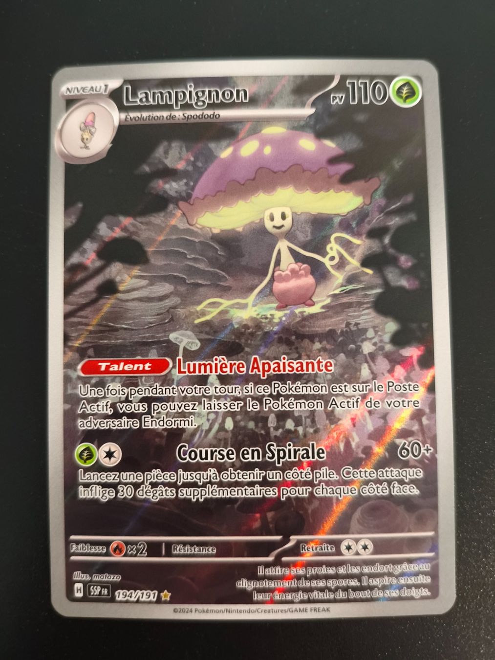Pokémon Étincelles déferlantes: Lampignon 194/191 FR (D'occasion) à ...