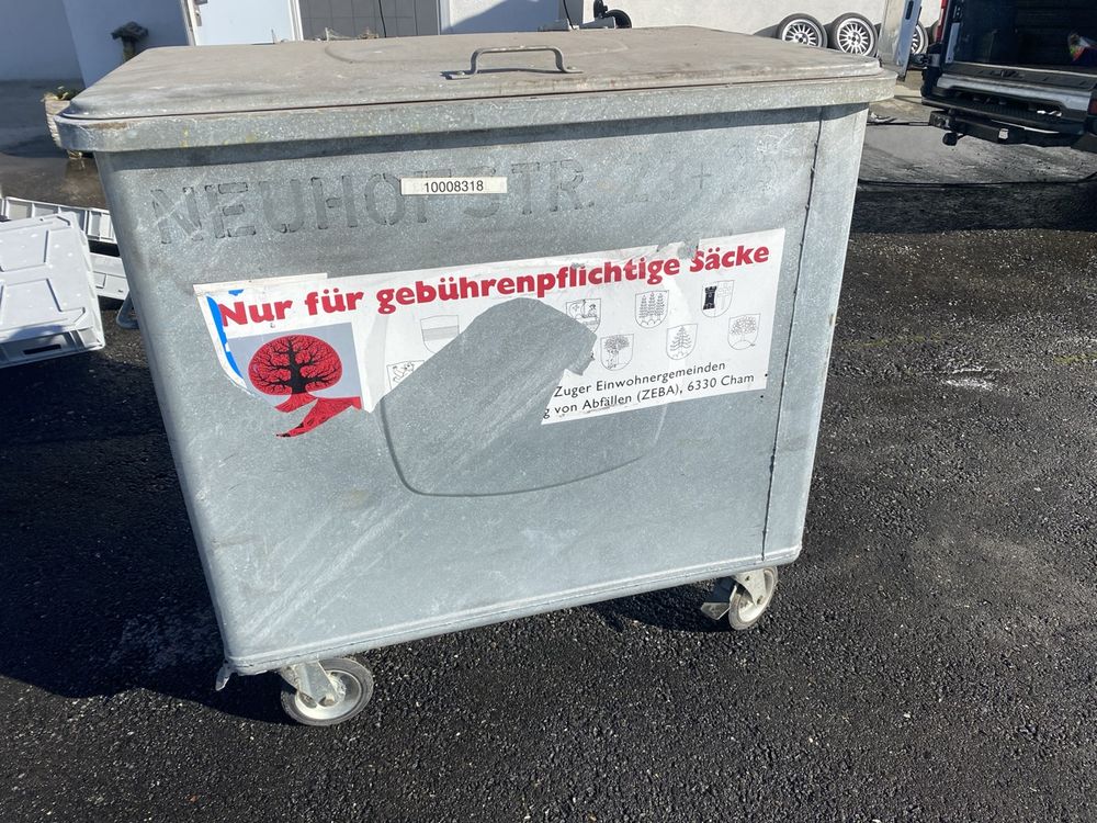VZUG Abfallcontainer 800L (Gebraucht) in Buonas für CHF 330 – nur Abholung auf Ricardo kaufen