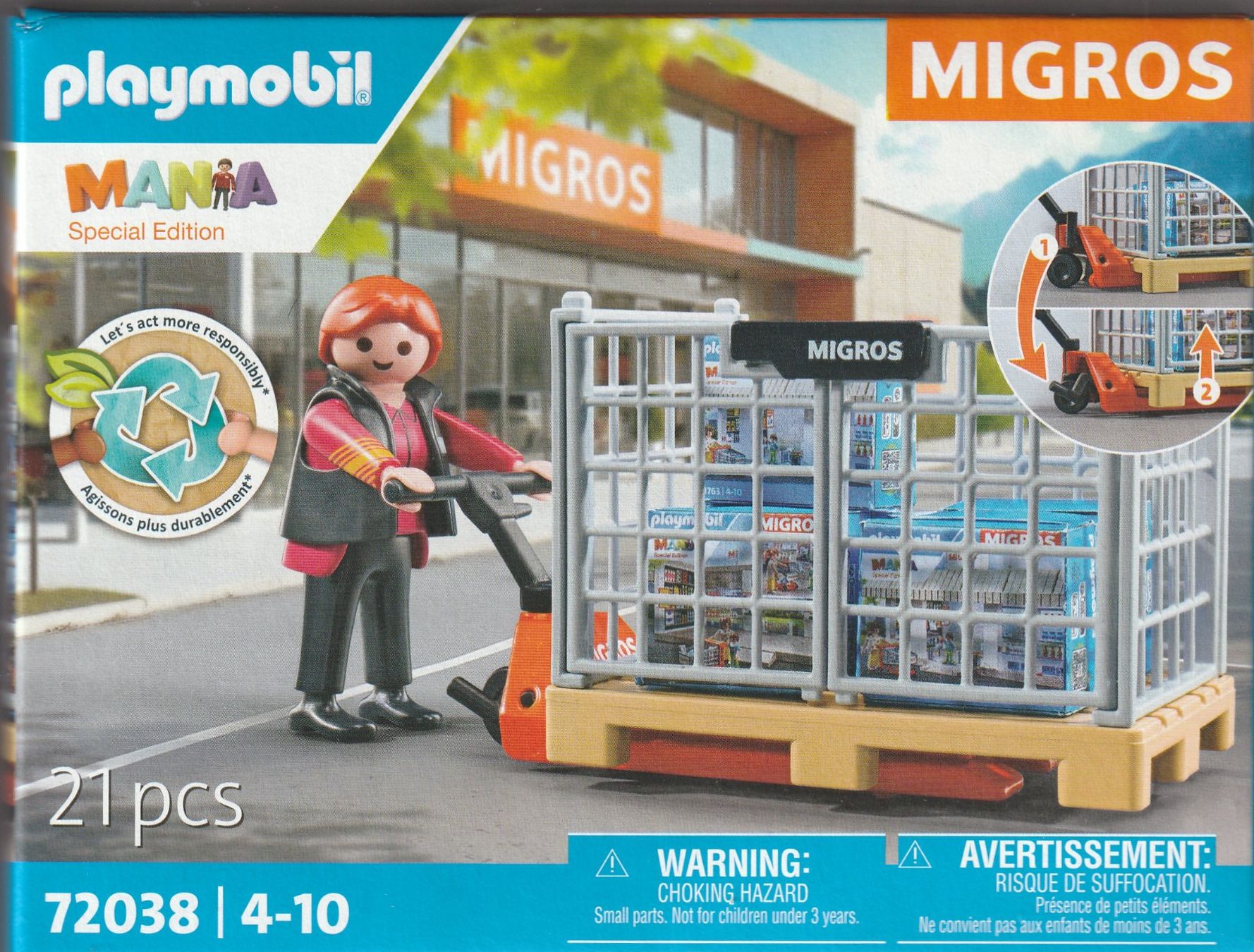 Migros Playmobil Mania 72038 Warenannahme von 2025 ab 1.- (Neu und ...