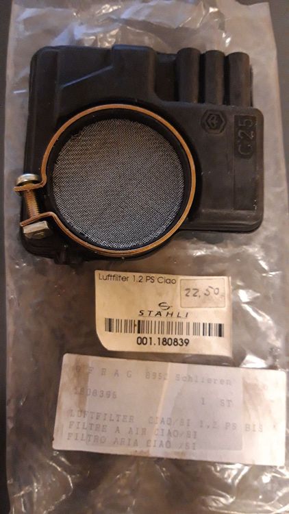 Luftfilter 1.2 PS Ciao (Neu (gemäss Beschreibung)) in Oberhallau für ...