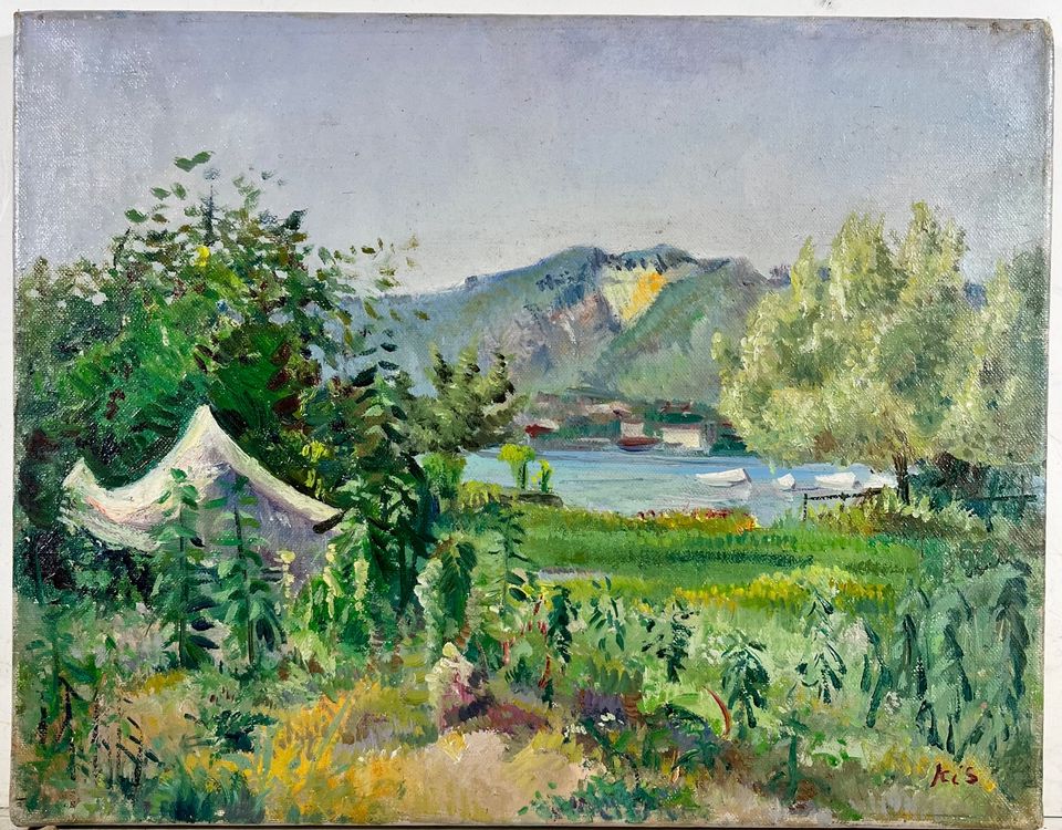 Kaspar Jakob Strickler Kis (1906-1976) Landschafts Gemälde (Gebraucht ...