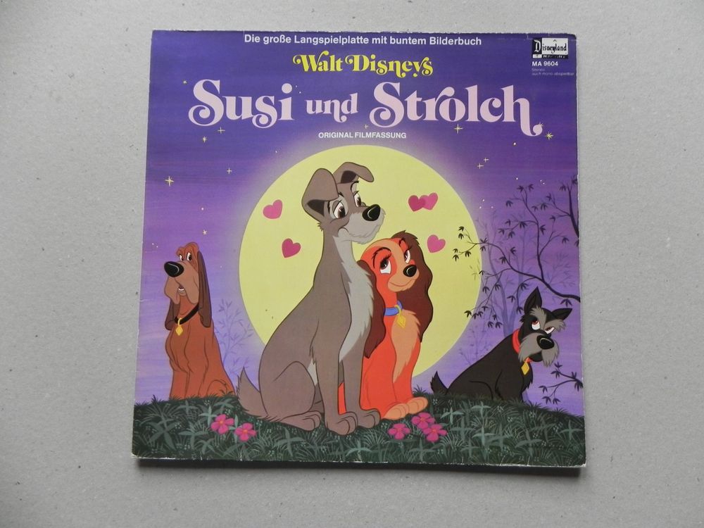 LP Walt Disney Susi und Strolch Orginal Filmfassung 1969 | Kaufen auf ...