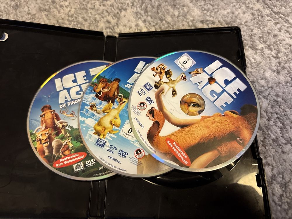 DVD's: Ice Age 1,2 & 3 (Gebraucht) in Rain für CHF 6 – mit Lieferung ...