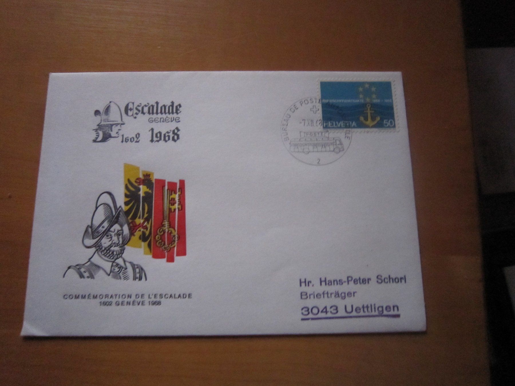 S2 Escalade de Geneve 1968 schöner Beleg AB NUR 20 RP (Gebraucht) in ...