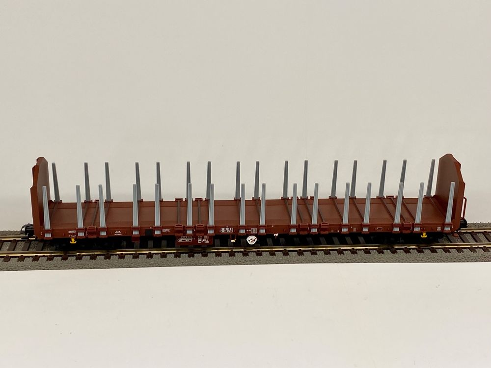 TRIX 24345 (H0 GS) DB Holztransportwagen Bauart Roos 639 (Gebraucht) in ...