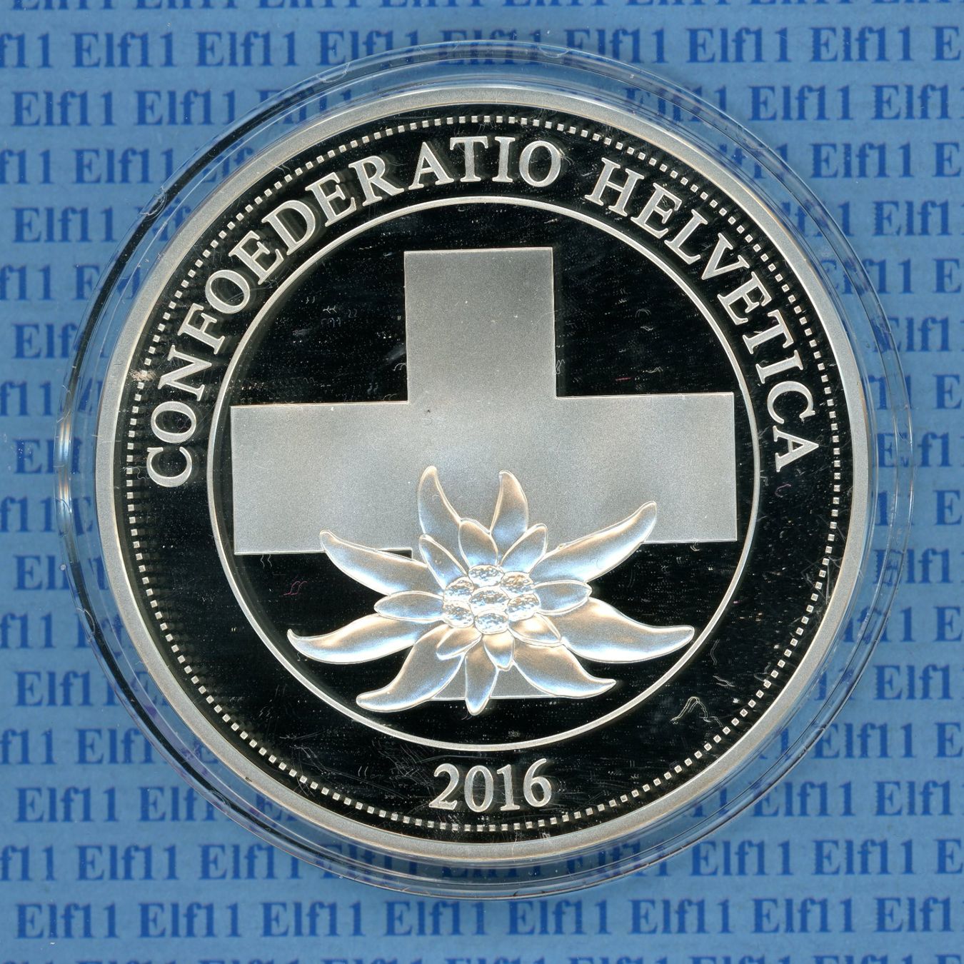 CHm___0.00 2016 725 J. Eidgenoss. - 5 oz Silber PP Medaille (Neu ...