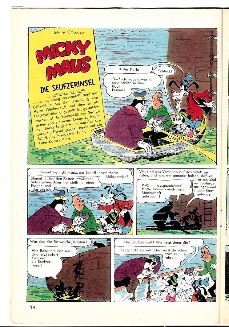 Micky Maus Heft 47 1960, mit Goofy, Micky, Oma Duck, C.Barks (Gebraucht ...