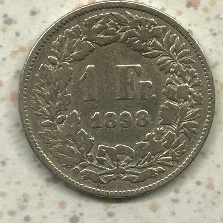 1898 1 Franken sehr selten !!!! (Gebraucht) in Winterthur für CHF 3.9 – mit Lieferung auf ...