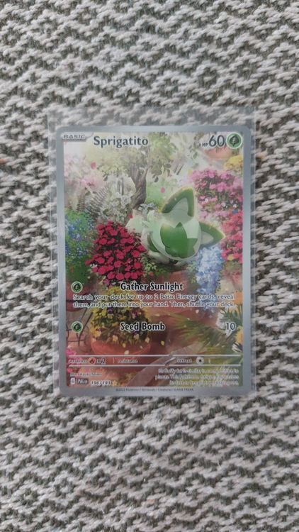 Sprigatito Illustration rare paldea evolved | Kaufen auf Ricardo