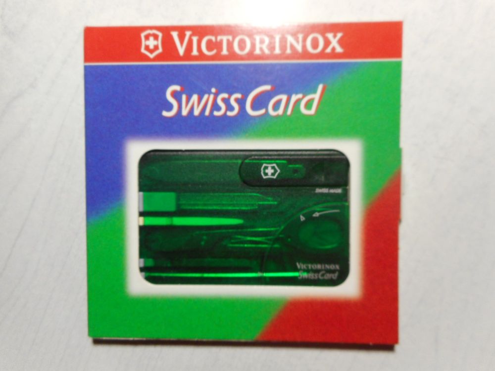 Victorinox Vintage Swiss Card grün transparent (Neu (gemäss ...
