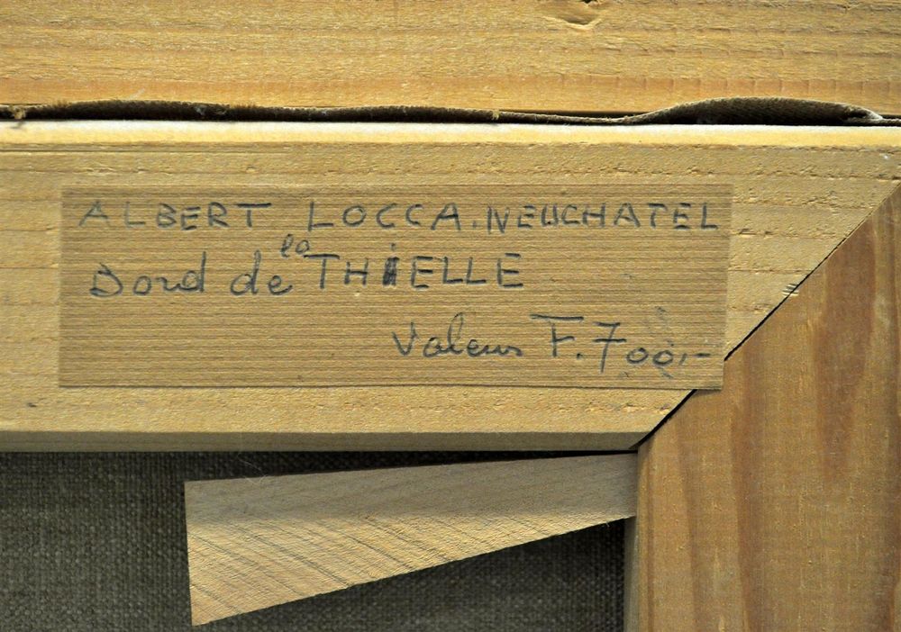 Bord de la Thielle par Albert Locca (Antik) in Neuchâtel für CHF 26 – mit Lieferung auf Ricardo ...