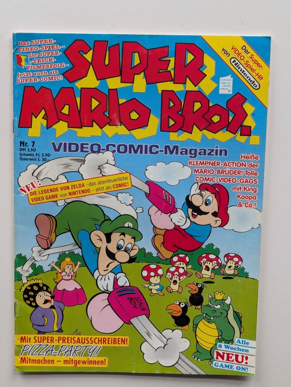 Super Mario Comic Magazine Nr. 1 und Nr. 7 - Top Zustand! (Gebraucht ...