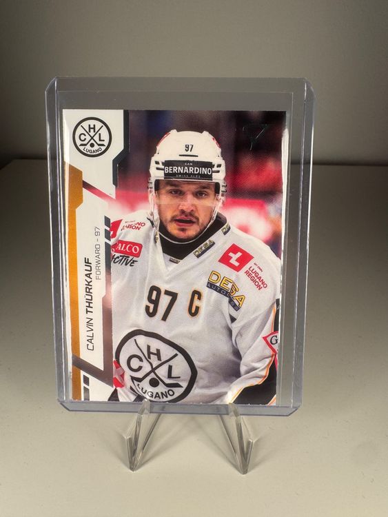 303 Calvin Thürkauf HC Lugano NL 2024/25 SportZoo (Neu (gemäss ...