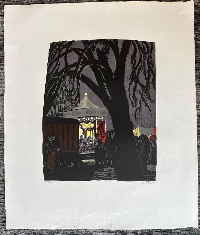 HEINZ KELLER HOLZSCHNITT SIGNIERT NUMMERIERT | Kaufen auf Ricardo