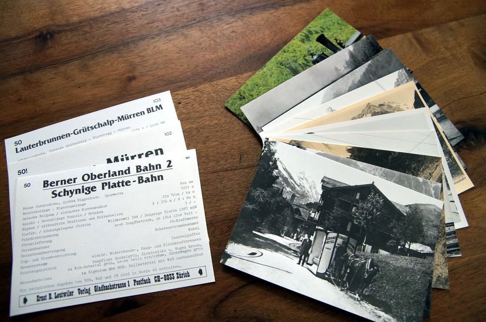 50 Berner Oberland Bahn 2 - Ernst B. Leutwiler - AK-Serie (Gebraucht) in Schönenwerd für CHF 22 ...
