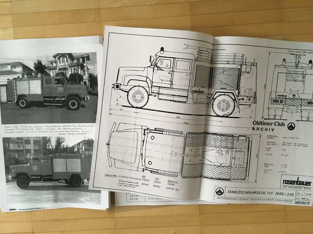 Saurer Feuerwehrfahrzeuge Türkei (Gebraucht) in Frauenfeld für CHF 80 ...