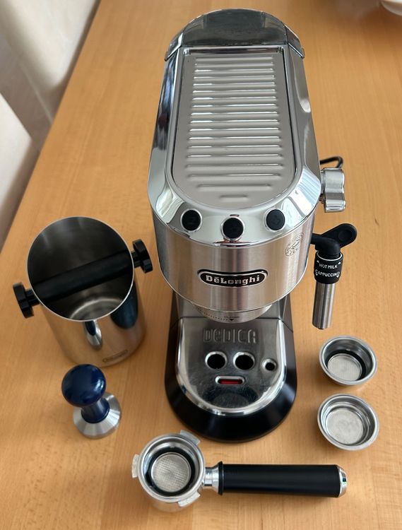 De'Longhi EC685 Siebträger metallic mit Zubehöhr (Gebraucht) in Hettlingen für CHF 64 – nur ...