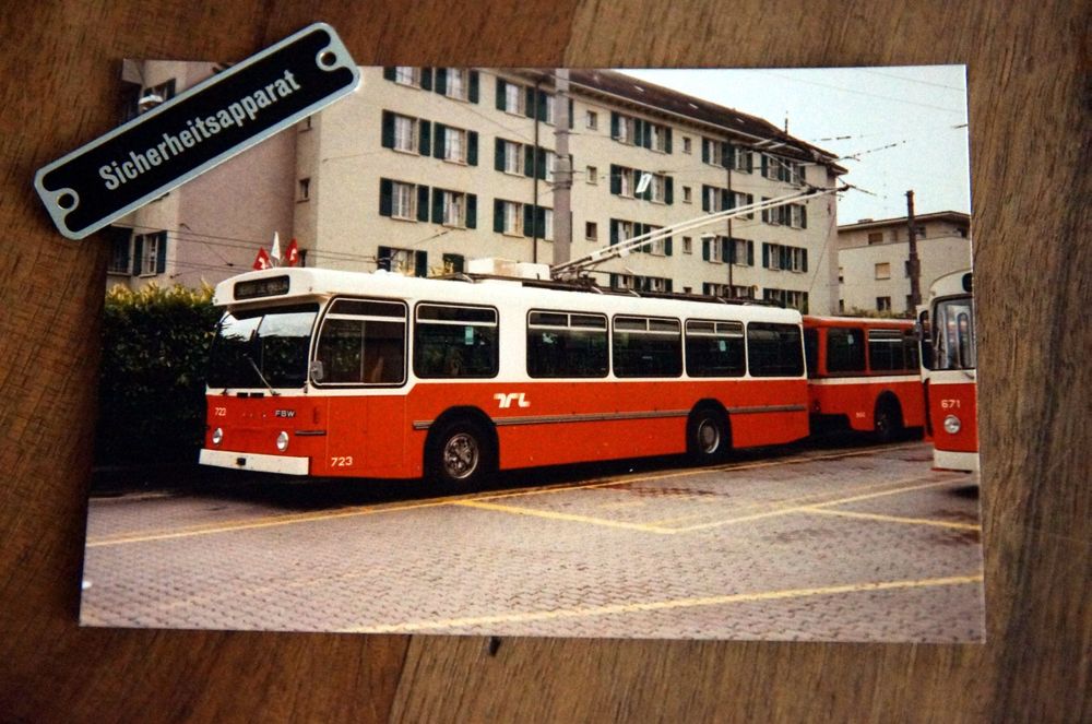 Tramway Lausanne FBW Trolleybus 723 - 1990 (Foto) (Gebraucht) in ...