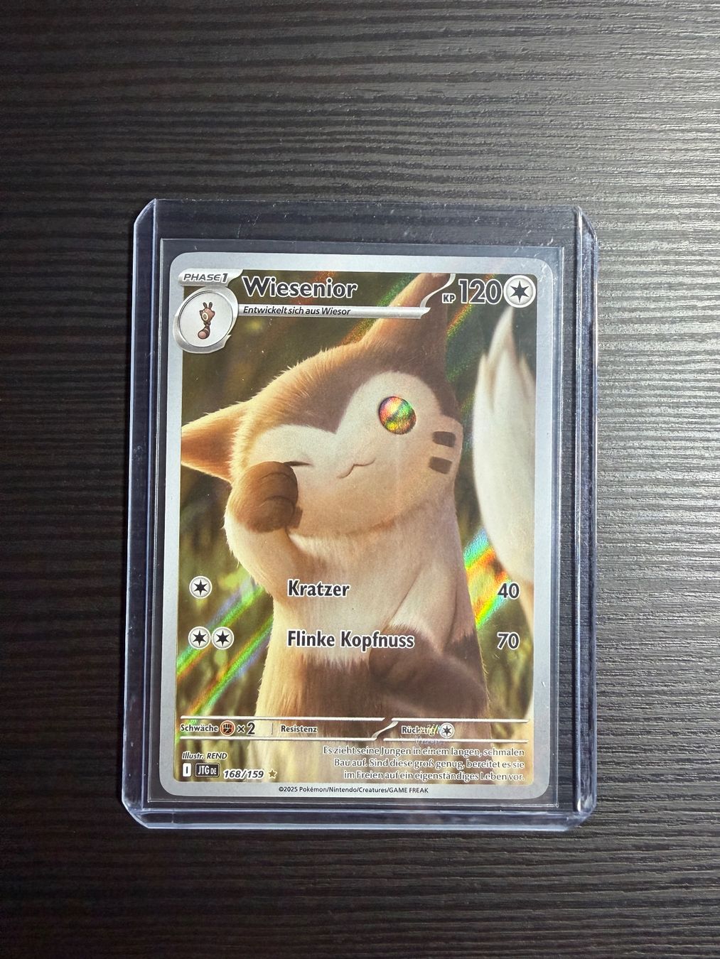 Pokemon TCG K&P Reisegefährten/Wiesenior #168 [IR]🇩🇪 (Neu (gemäss ...