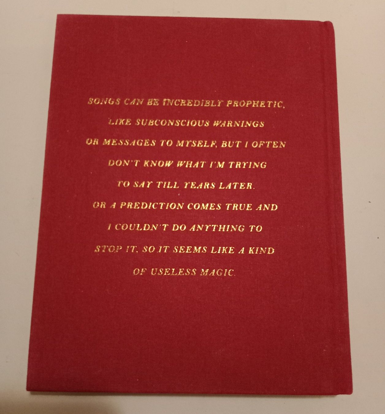 Florence Welch Useless Magic Lyrics and Poetry Hardcover (Gebraucht) in ...
