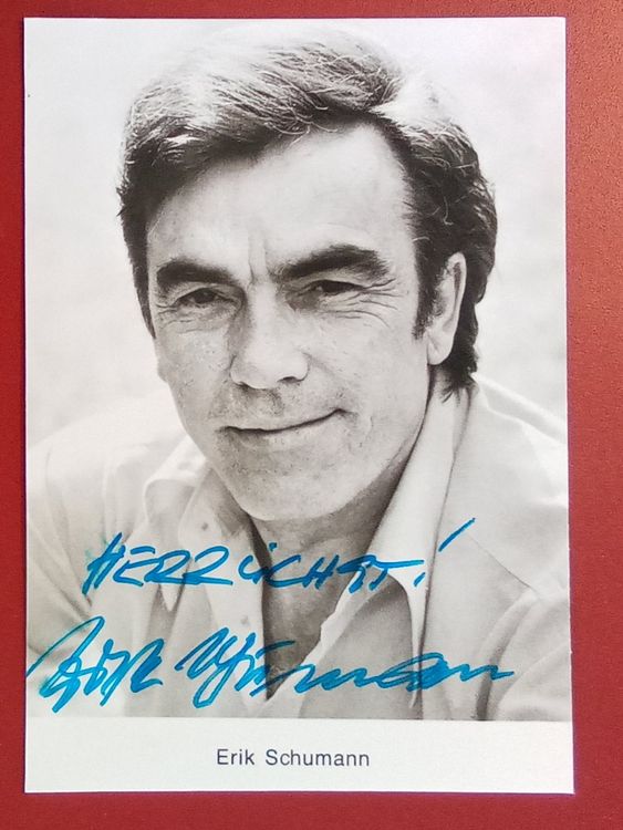 Erik Schumann 1925-2007 Autogramm Fotopostkarte 10x15cm | Kaufen auf Ricardo