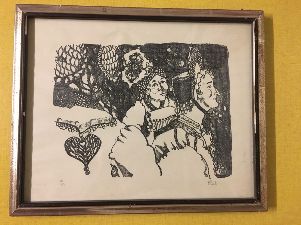 Bild , Lithographie, Radierung ? Nummeriert 8/15, Signiert ? (Gebraucht ...