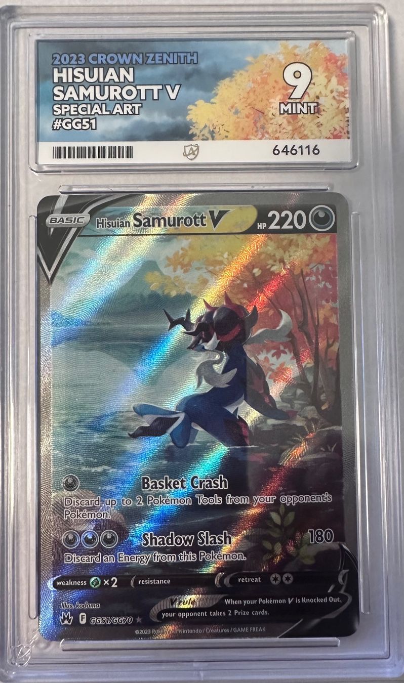 Hisuian Samurott V – Crown Zenith – ACE Grading 9 (Gebraucht) in ...