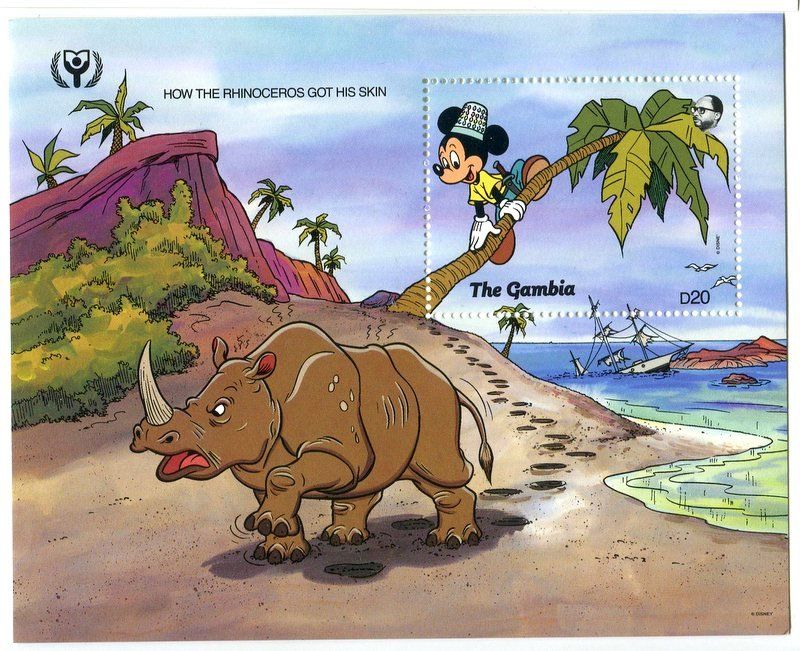 Block "Walt Disney. Micky Maus". Gambia (Neu und originalverpackt) in ...