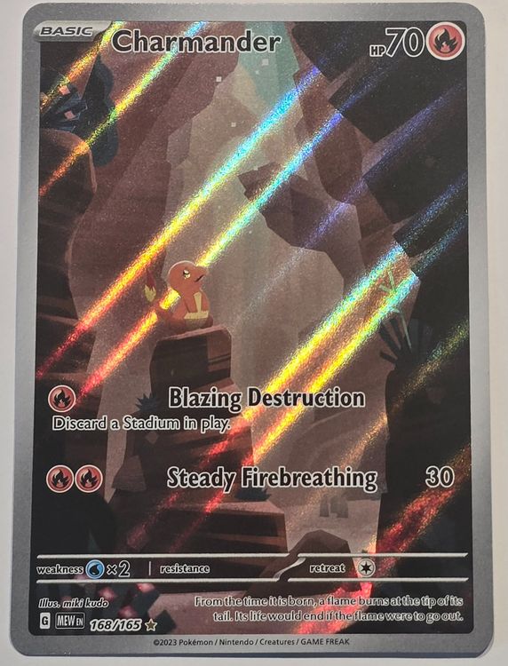 _🇬🇧 Pokemon 151 》Charmander 169/165 (Neu (gemäss Beschreibung)) in ...