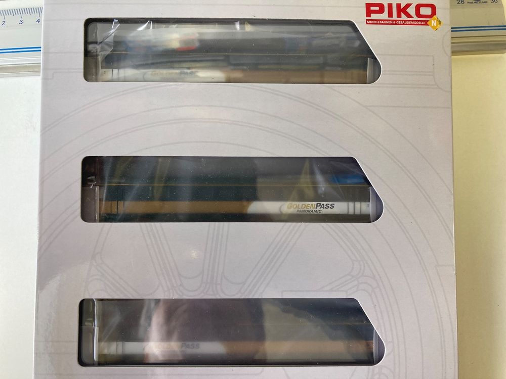 Piko N 94399 GoldenPass Panoramic 5er Set Personenwagen BLS (Neu und ...