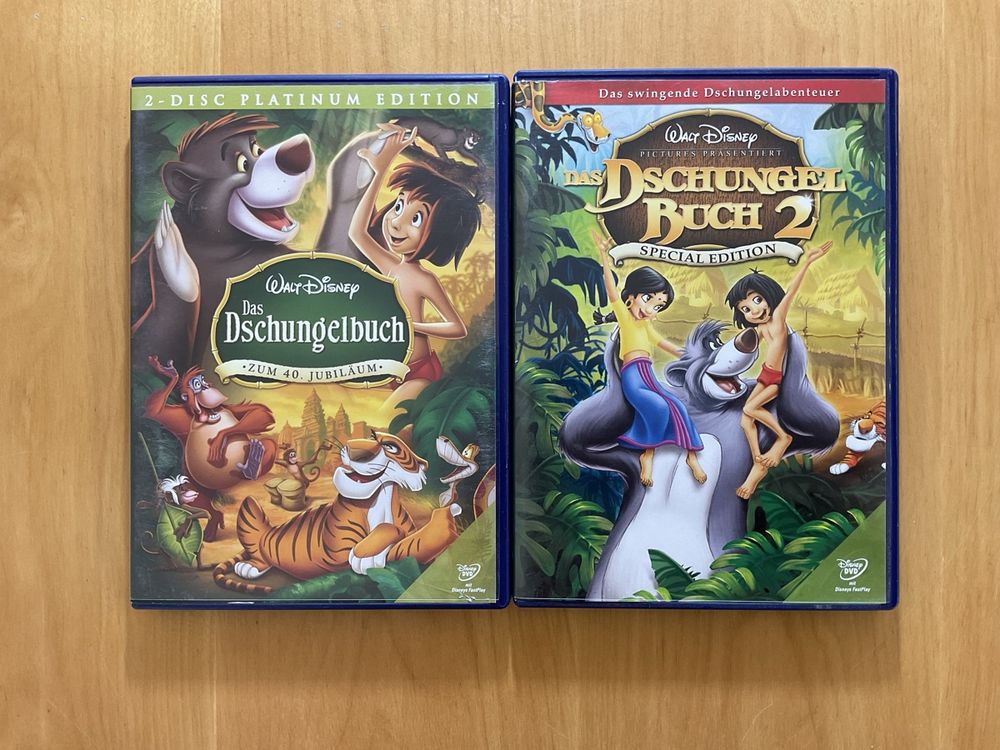 Dschungelbuch 1 & 2 DVD Set (Special Edition) (Gebraucht) in Dielsdorf für CHF 5 – mit Lieferung ...