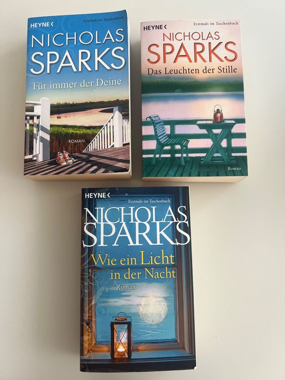 Nicholas Sparks, 3 Romane (Gebraucht) in Kehrsatz für CHF 6 – mit Lieferung auf Ricardo kaufen