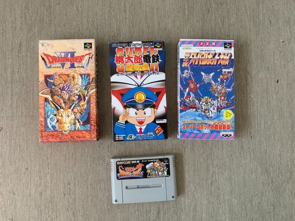 Nintendo Super Famicom Sammlung ab 1.- breath of fire (Gebraucht) in ...