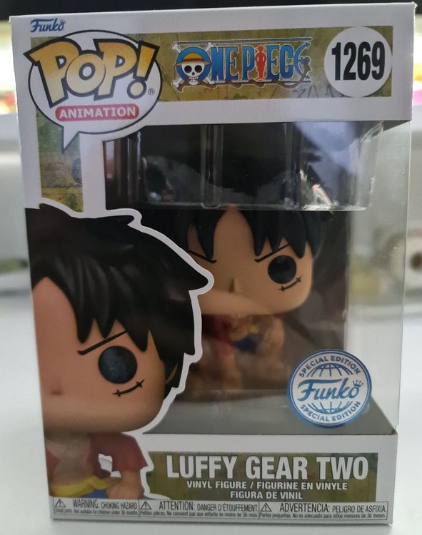 Pool Accessory Storage Funko POP! One Piece Luffy Gear Two Vinyl Figure ...