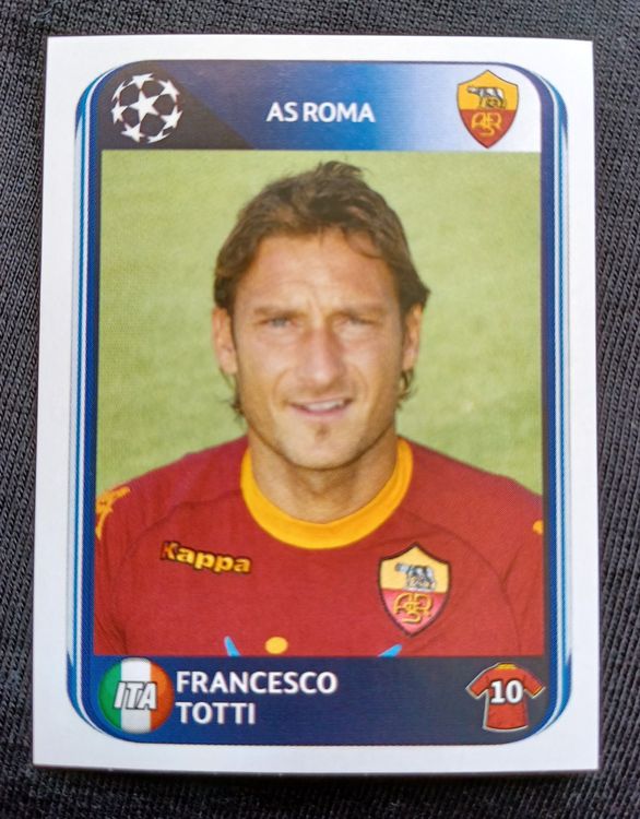 FRANCESCO TOTTI 2010 Panini Champions League Sticker | Kaufen auf Ricardo