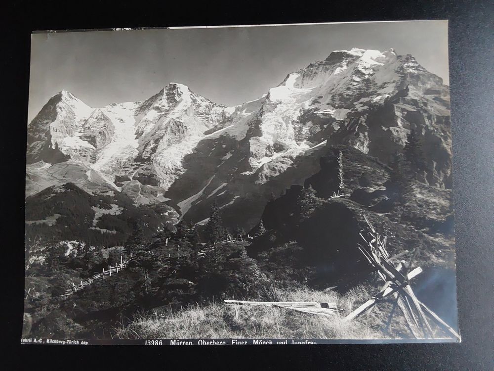Original-Foto. Eiger-Mönch-Jungfrau.Werli-Verlag. (Gebraucht) in ...
