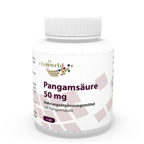 Vita World Pangamsäure B15 50mg 120 Kap. (Neu und originalverpackt) in ...